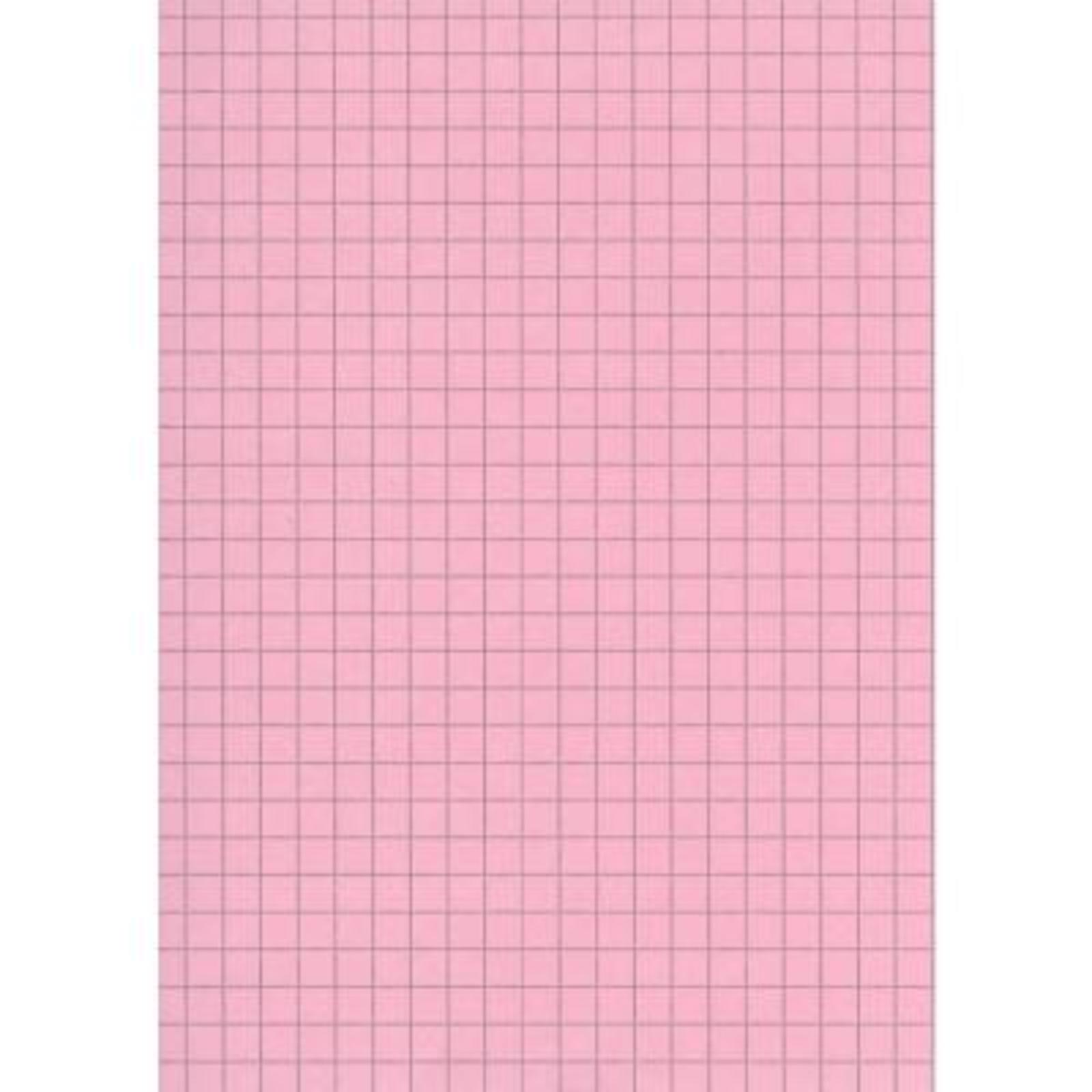 FICHES BRISTOL 210X297 5X5 rose 3C8 - Papeteries d'Arvor